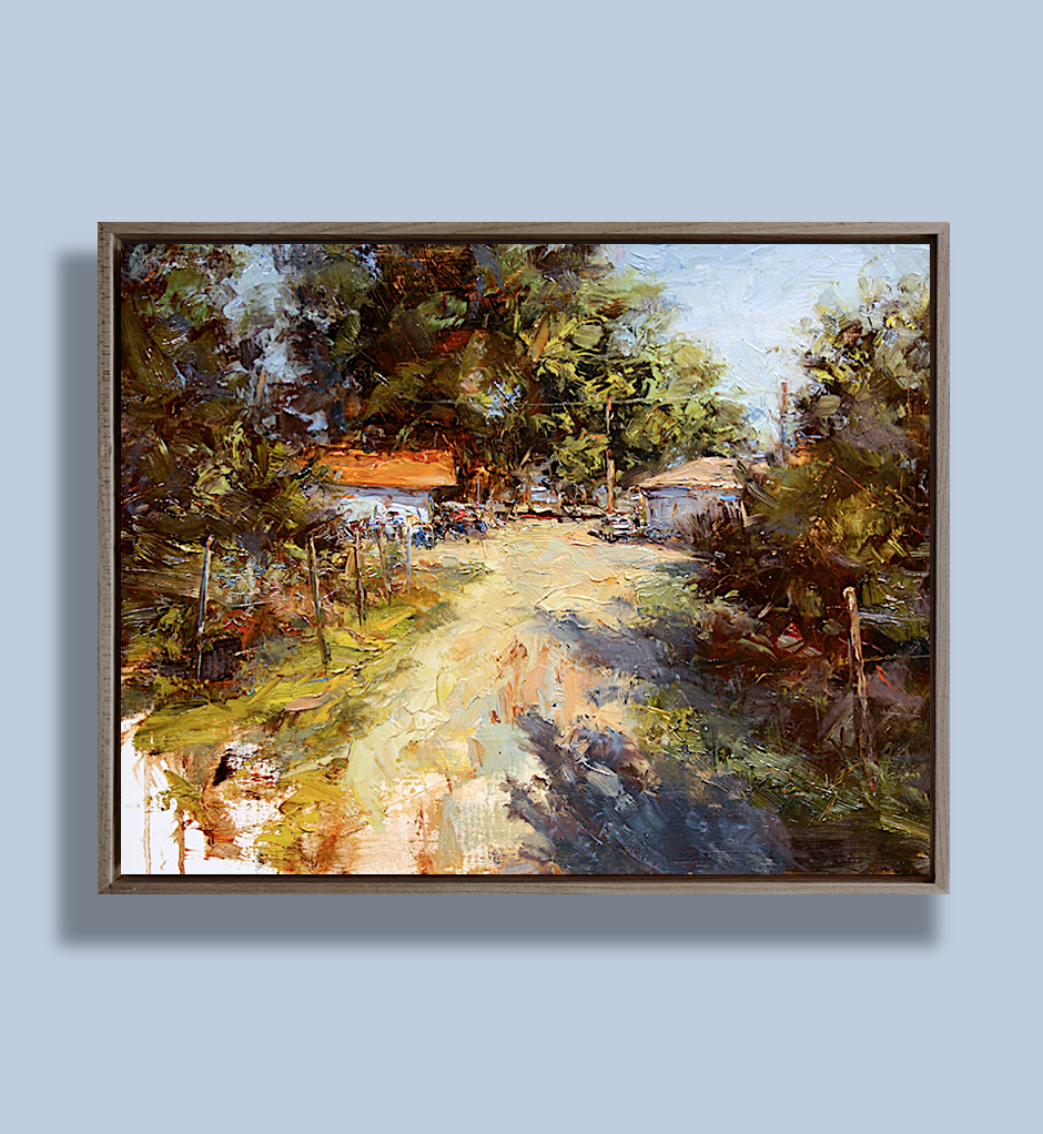 Busacca Gallery: Putnum Street Oil Painting On Linen Panel By Artist ...