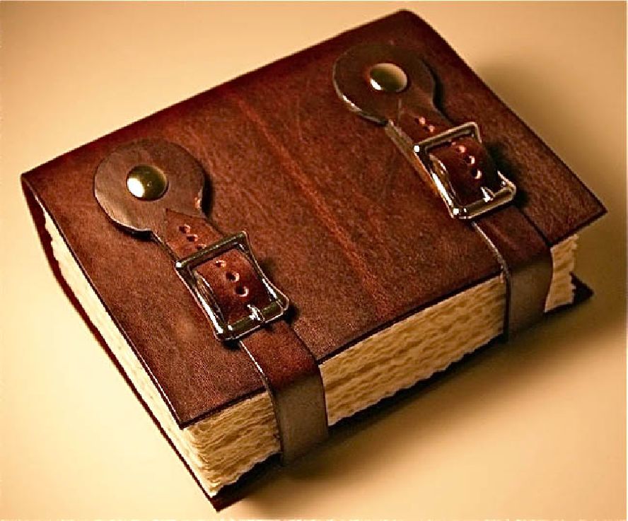 Busacca Gallery: New hand made cotton-rag page art leather book journal