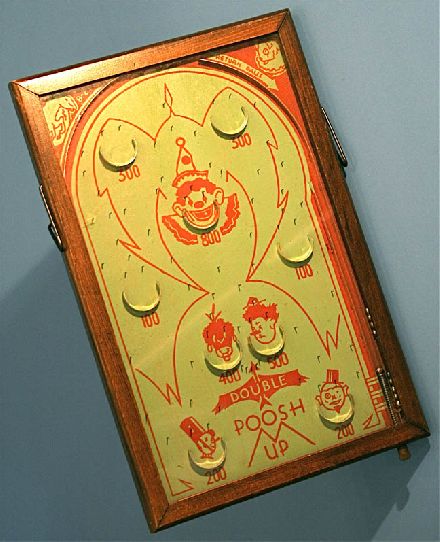 Busacca Gallery: Antique Collectible Rec-Room Wooden Tabletop Pinball ...