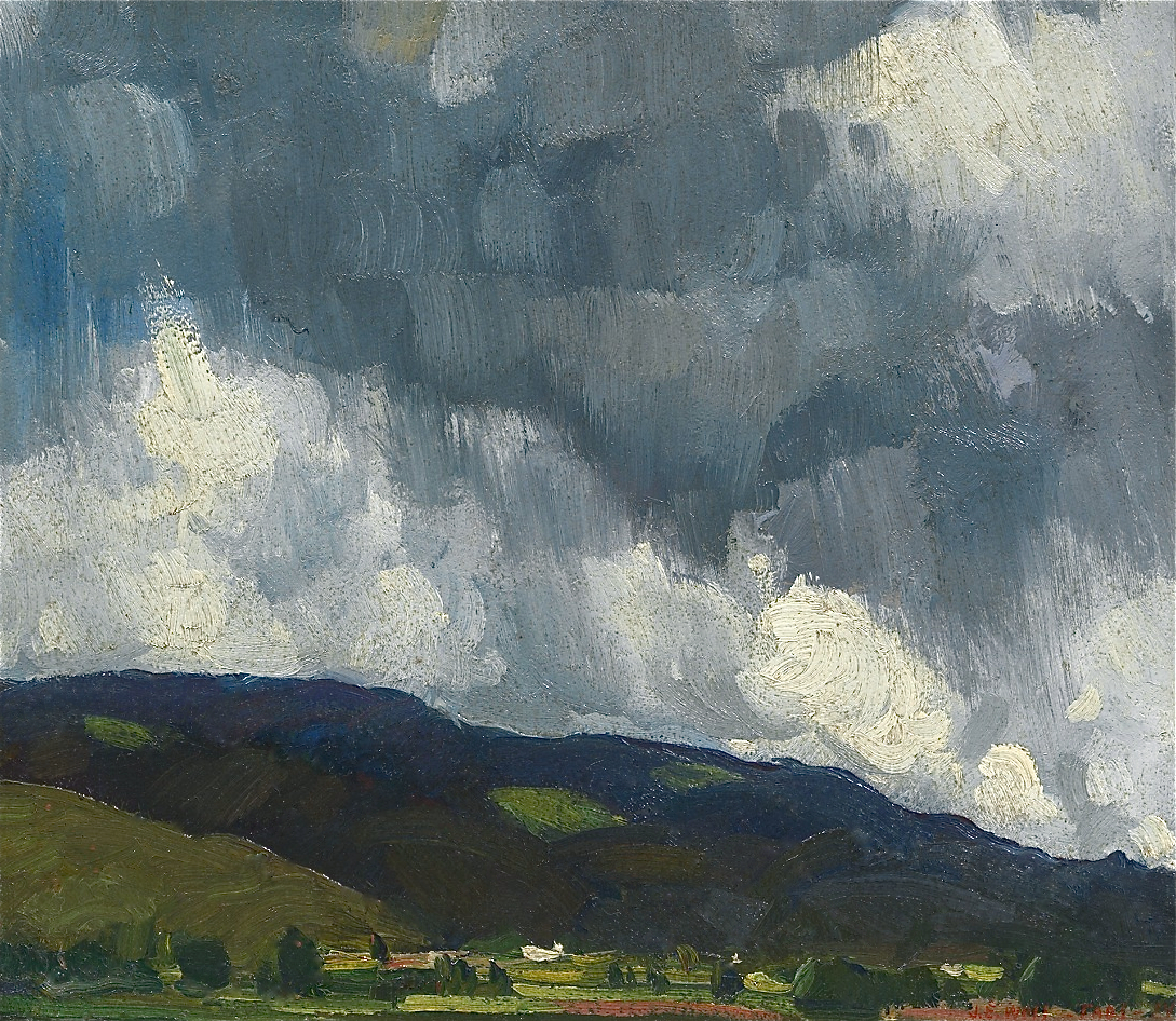 Busacca Gallery: Antique Landscape Oil Painting By Artist John ...