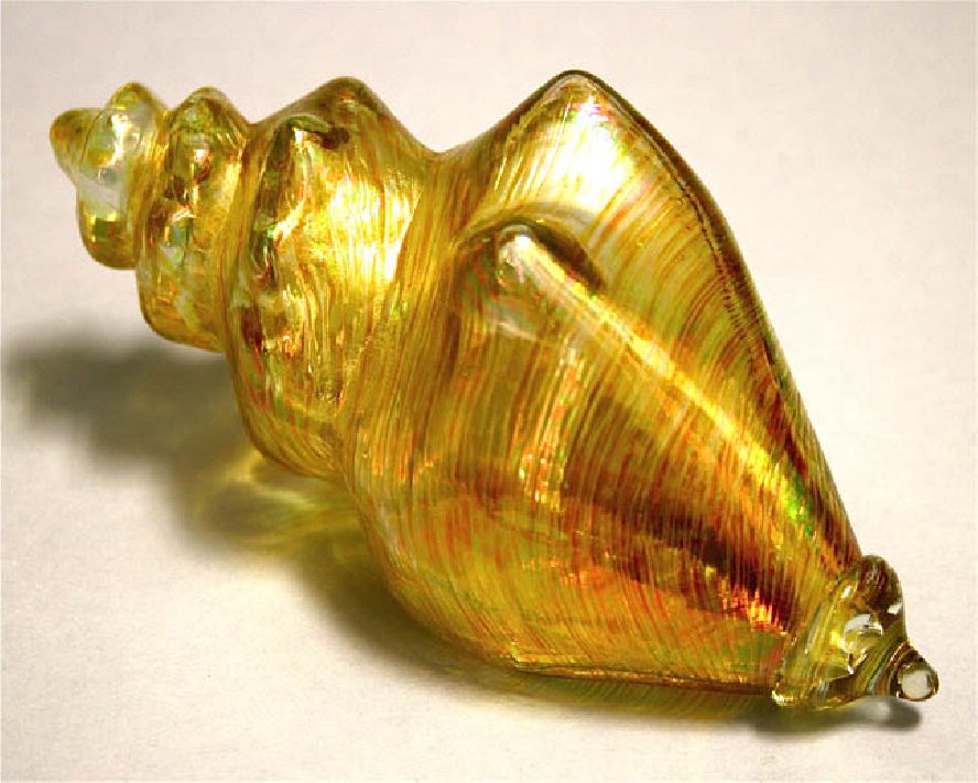 Busacca Gallery: Beautiful Iridescent Glass shell