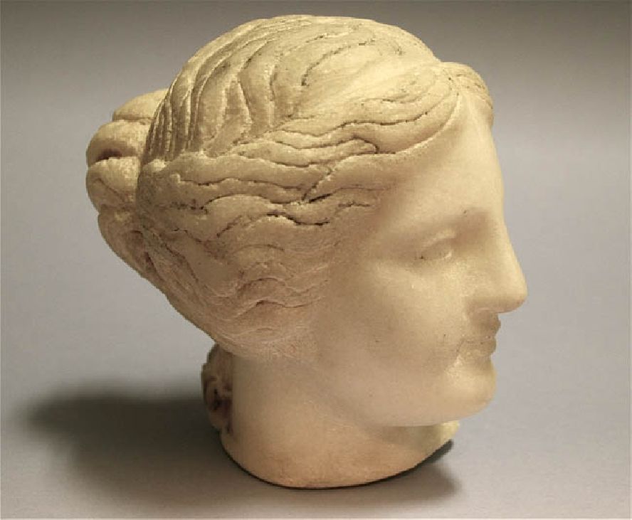 Busacca Gallery: Marble or Alabaster statue head of a beautifully Greek ...