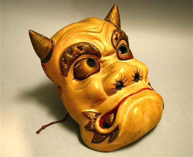 Busacca Gallery: Japanese mask this is a lacker Oni mask