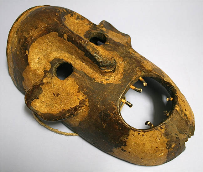 Busacca Gallery: 19th century African tribal white painted carved ...