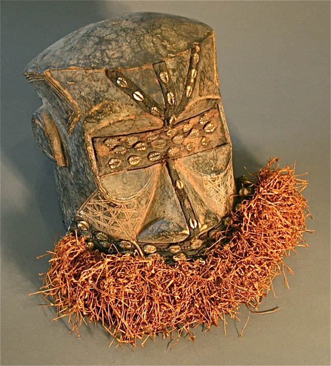 Busacca Gallery: Antique Hand Carved Kuba African Tribal Head Helmet ...