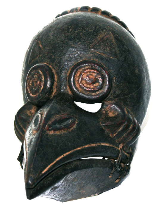 Busacca Gallery: Old African Gagon Dan Wood Bird Metal Spiritual ...